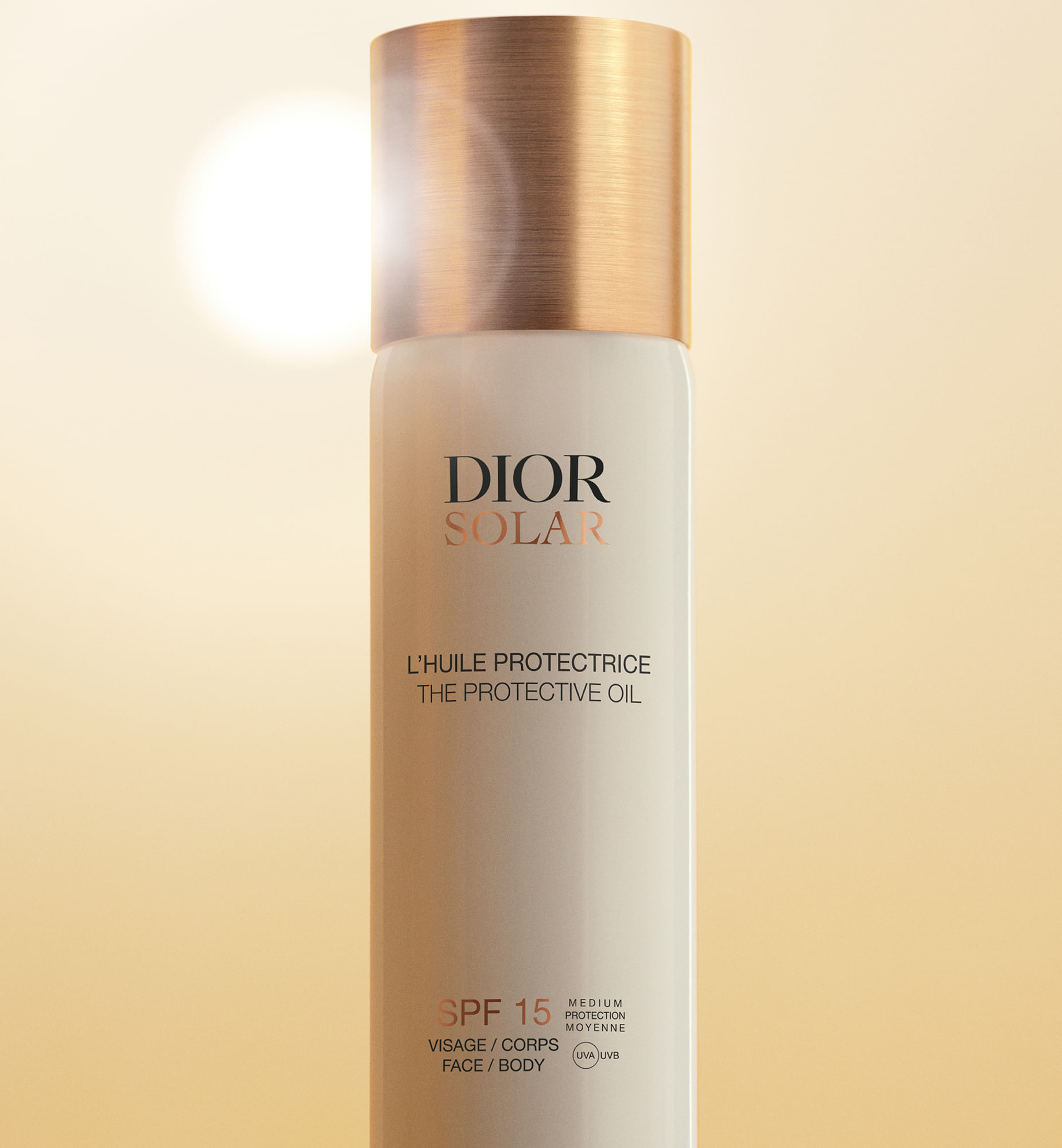 Dior Solar Aceite Protector para rostro y cuerpo SPF 15 ...